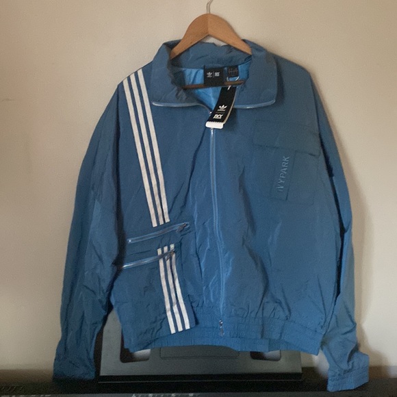 IVY PARK | Jackets & Coats | Ivy Park Icy Collection Blue Nylon Track ...